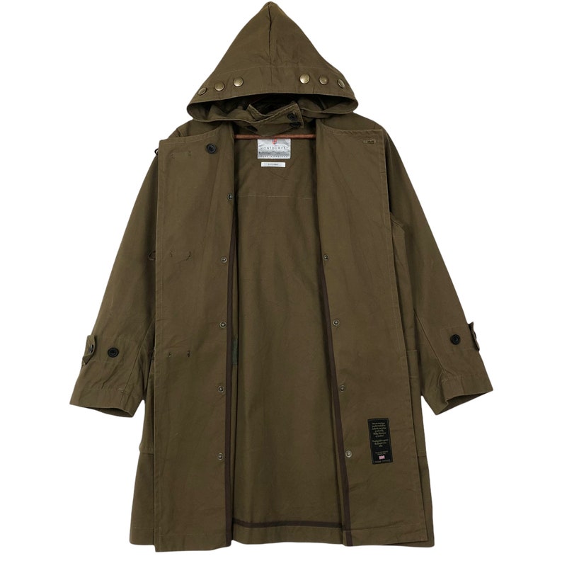 Montgomery Duffle Coat Waxed Cotton Montgomery Parka Jacket Made in ...