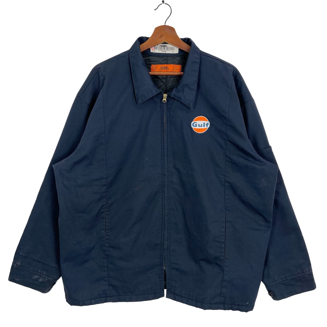 Vintage Cintas Workers Jacket Gulf Jacket Gulf Oil Vintage Worker ...