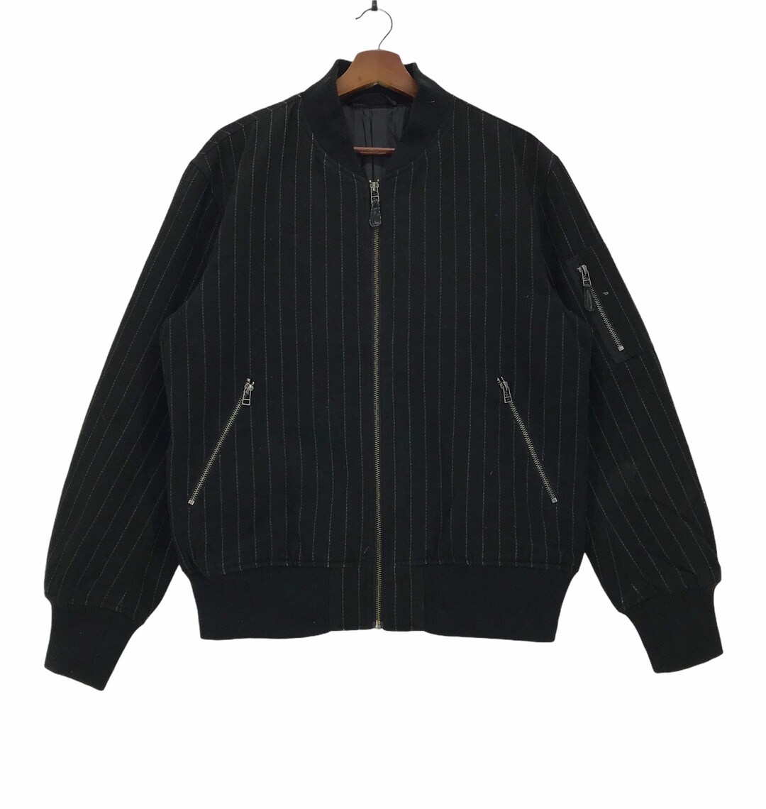 Japanese Brand Gu Bomber Wool Jacket Full Zip Large Size - Etsy