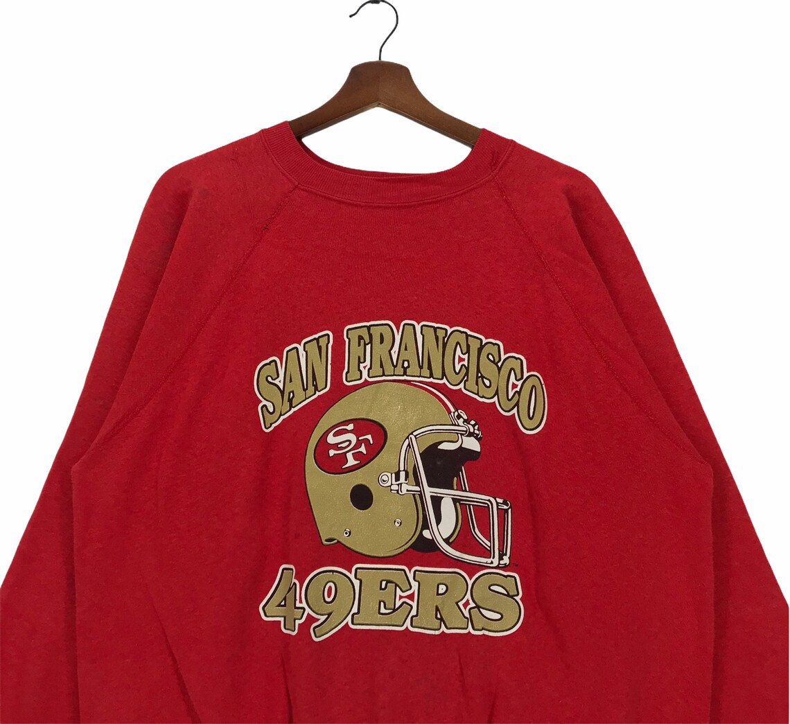 Vintage 90s San Francisco 49ers Sweatshirt Size Large - Etsy