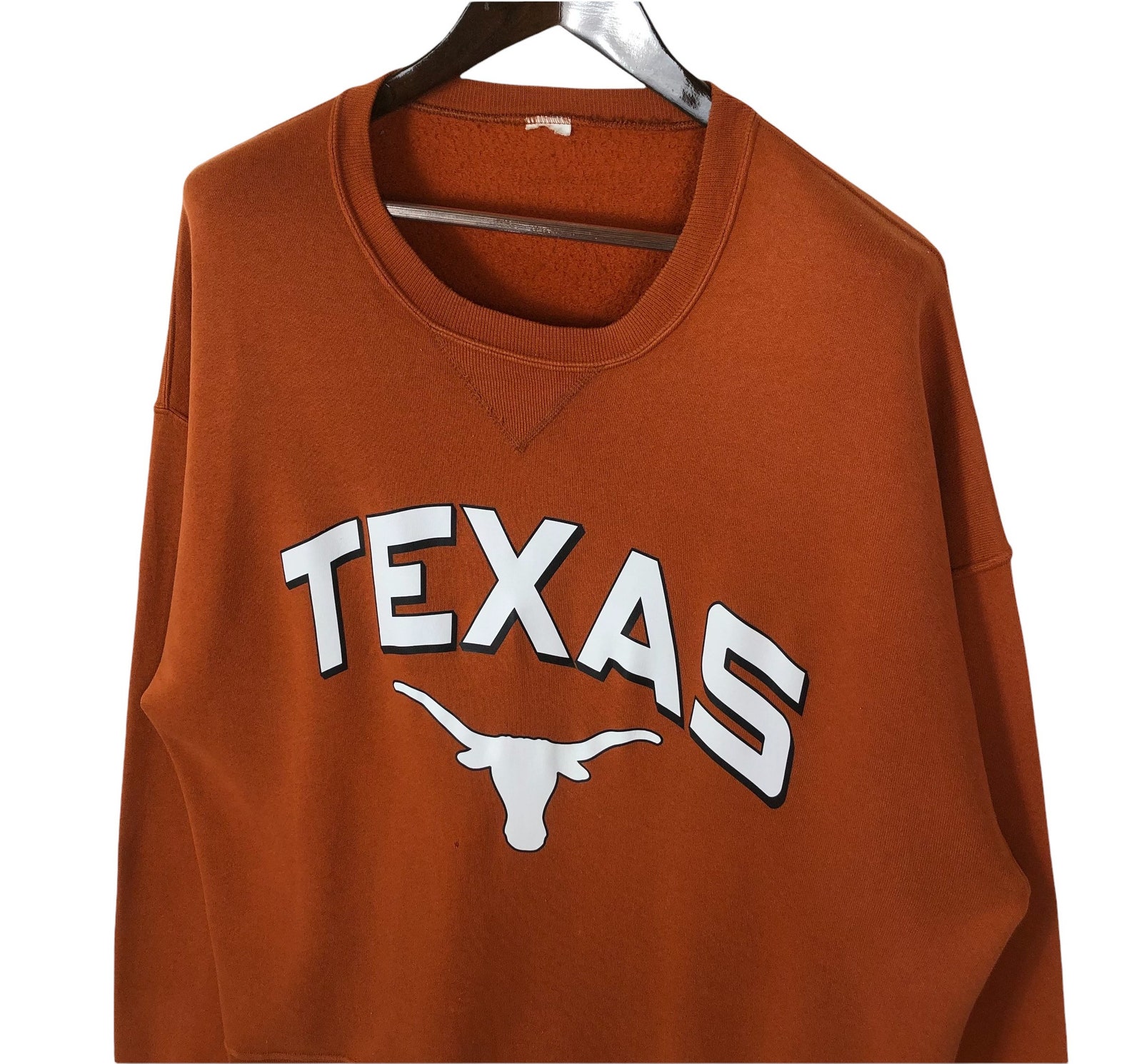 Vintage 90’e Texas Longhorn Sweatshirt Crewneck Big Logo Texas Longhorn ...