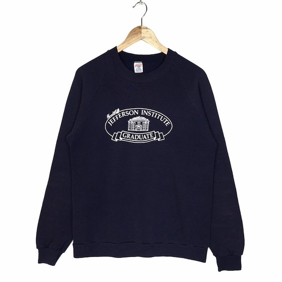 1970-1980’s Vintage Jefferson Institute Sweatshirt Cr… - Gem
