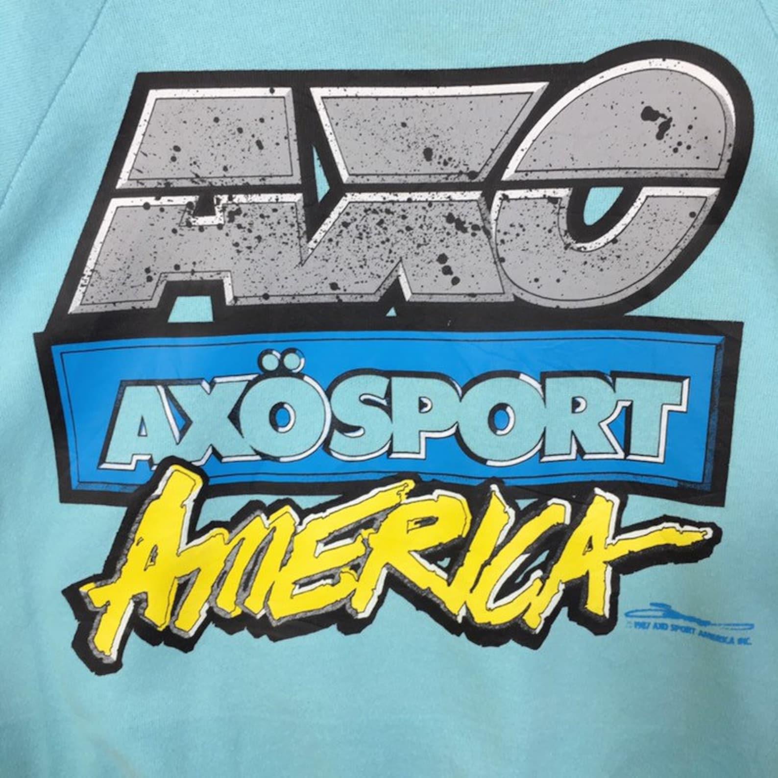 Very Rare Vintage 80's AXO Sport America Sweatshirt AXOSPORT Sweatshirt ...