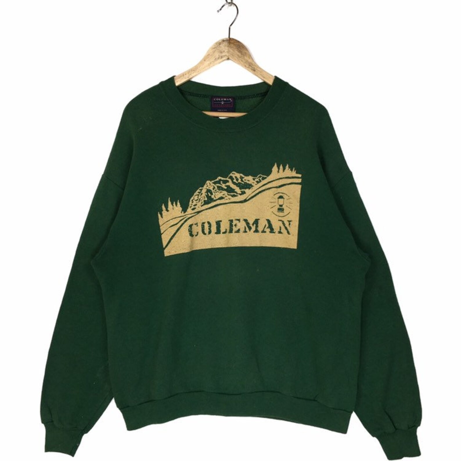 Vintage Coleman Outdoors Sweatshirt Crewneck Pullover Made in USA - Etsy