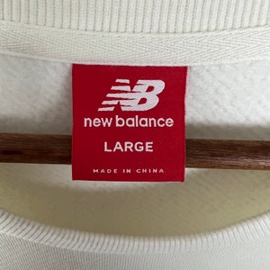 Vintage Embroidered New Balance Sweatshirt - Size Large - Etsy