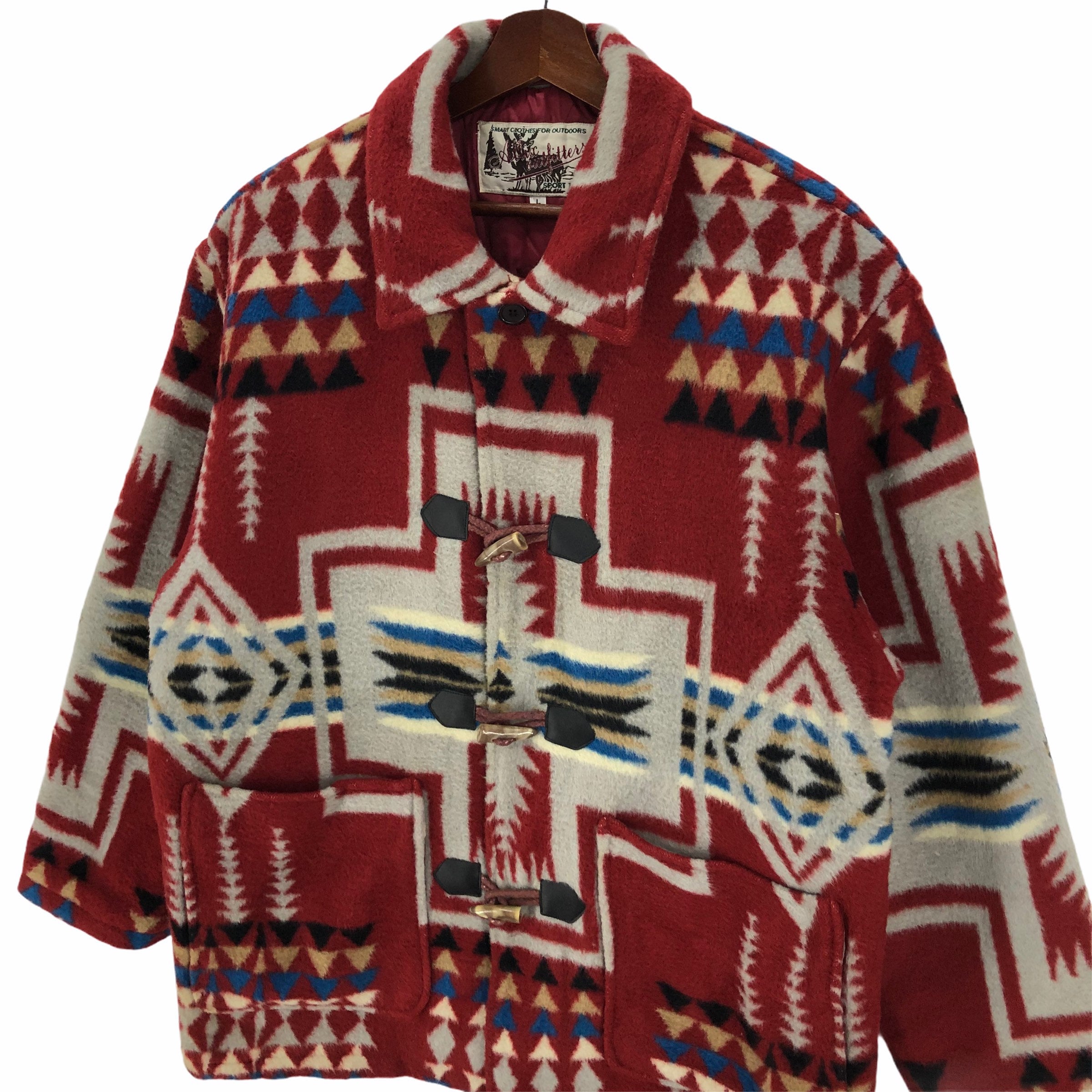 Vintage Coat South Western Tribal Tribe Jacket 90’s Allix Outfitters ...