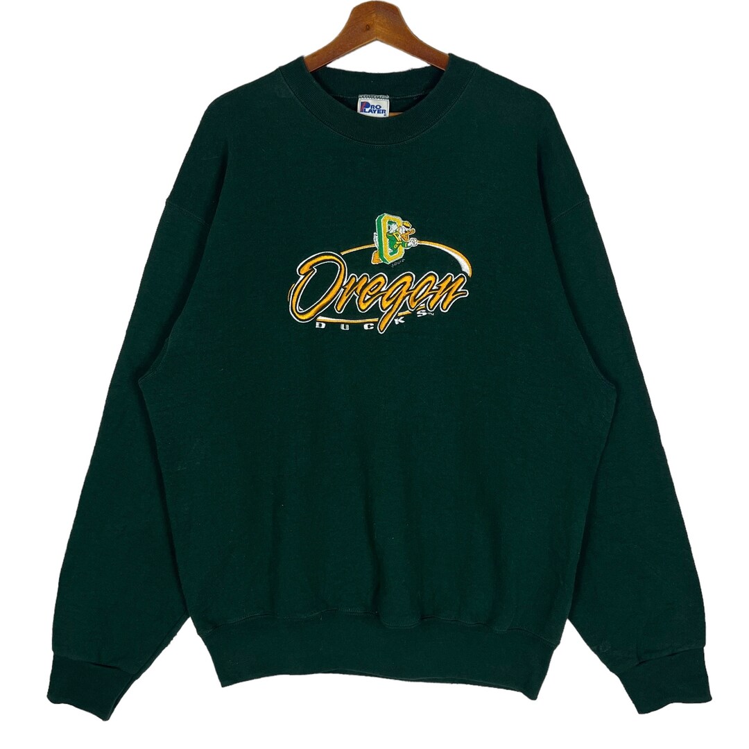 Vintage 90s University of Oregon Sweatshirt Oregon Duck Mascot ...