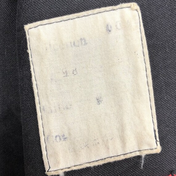 Vintage French Workers Overcoat Jacket French Working… - Gem