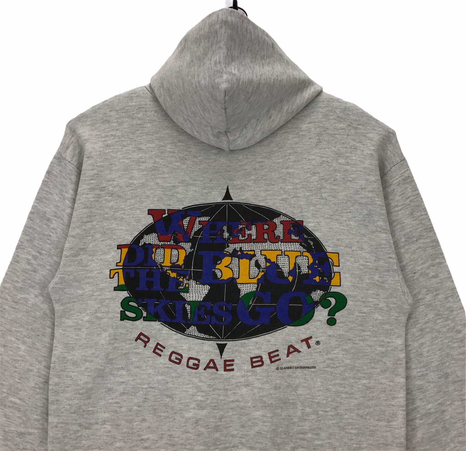 Vintage 80s Reggae Beat Hoodie One World One Love One Beat Hoodie ...