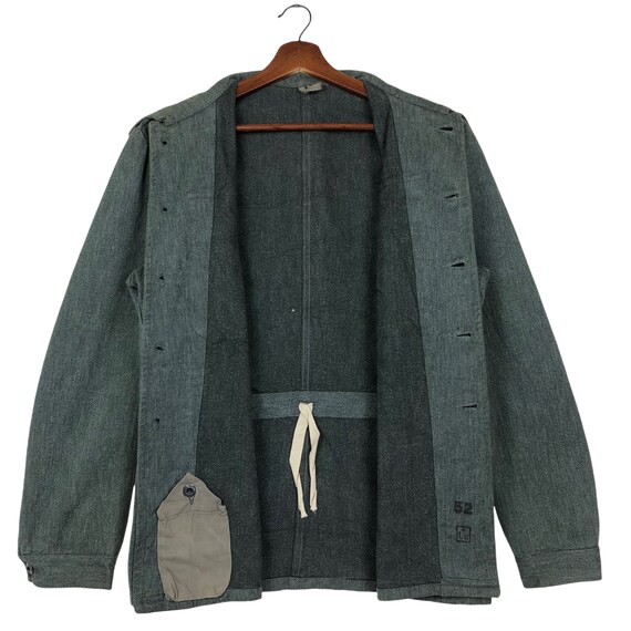 Vintage Swedish Army Military Jacket Size Large - Gem