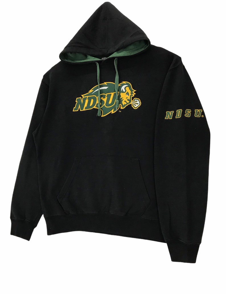 Vintage 90s NDSU Hoodie: North Dakota State University Sweatshirt (size ...