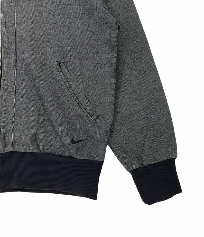 Vintage Nike Big Logo Front Back Spellout Jacket Full Zip Medium Size ...