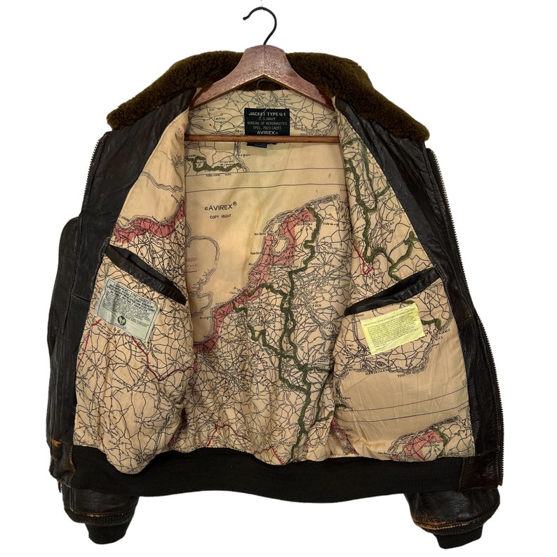 Vintage Avirex Type G-1 Jacket U.S Navy Leather Jacket - Etsy