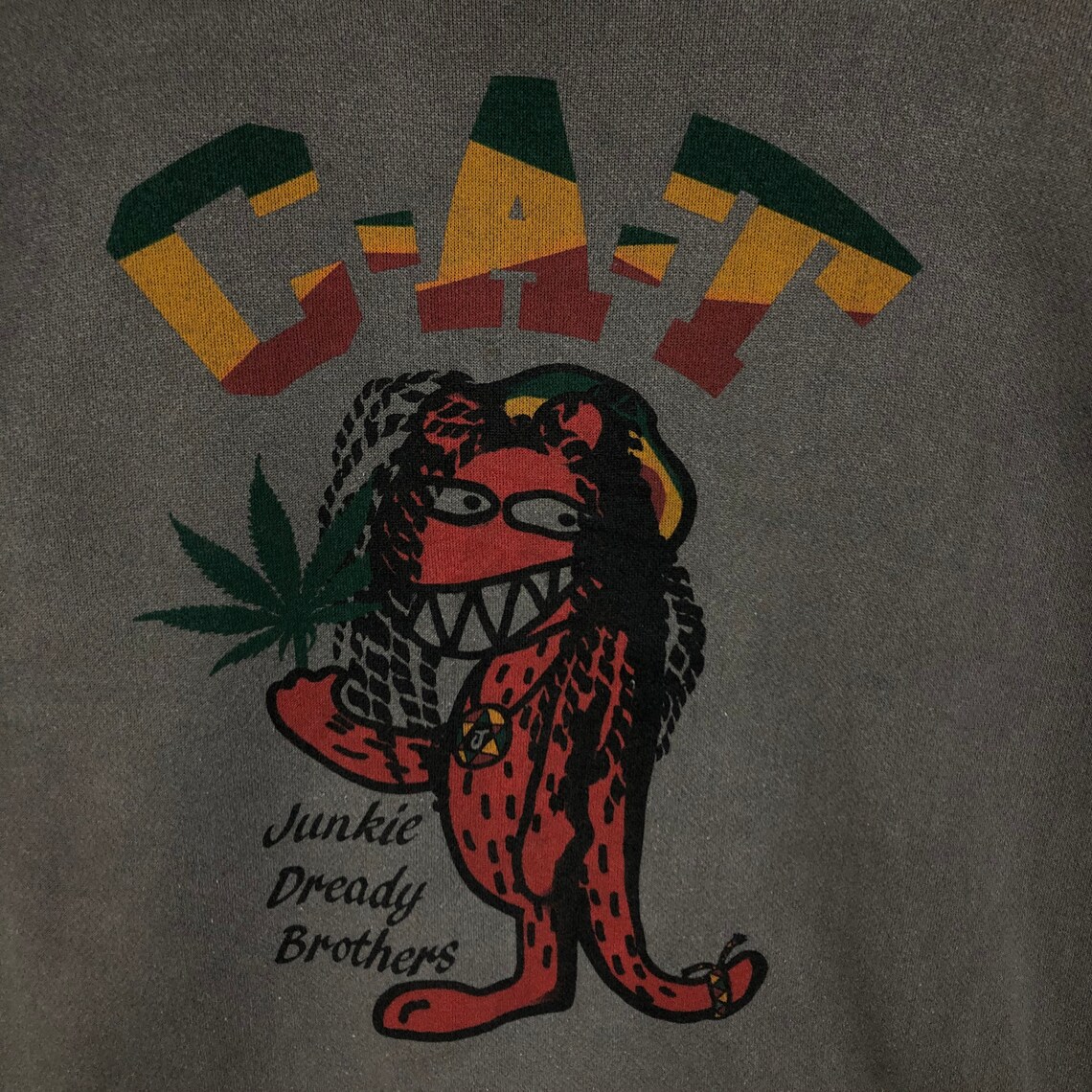 Vintage 90’s Junkie Dready Brothers Sweatshirt Crewneck Rasta ...