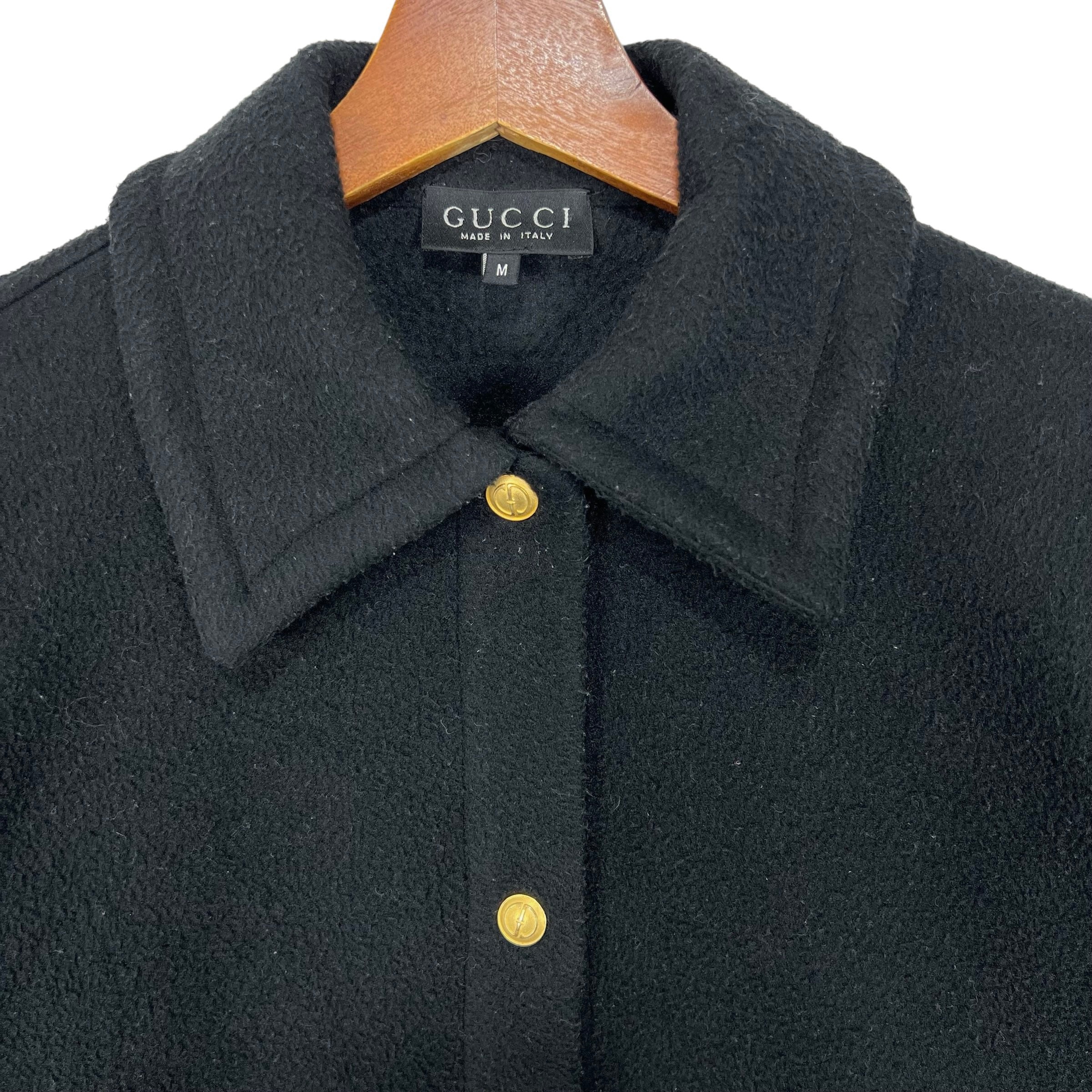 Vintage Gucci Fleece Jacket Made in Italy Size Medium - Etsy