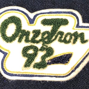 Vintage Onze Tron Staff Varsity Jacket Onze Tron 1993 Winter Collection ...