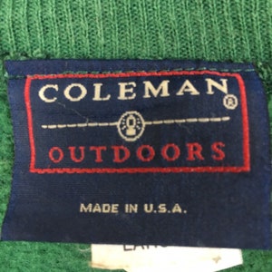 Vintage Coleman Outdoors Sweatshirt Crewneck Pullover Made in USA - Etsy