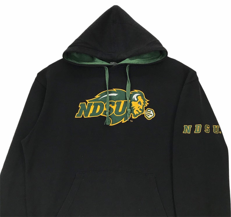 Vintage 90s NDSU Hoodie: North Dakota State University Sweatshirt (size ...