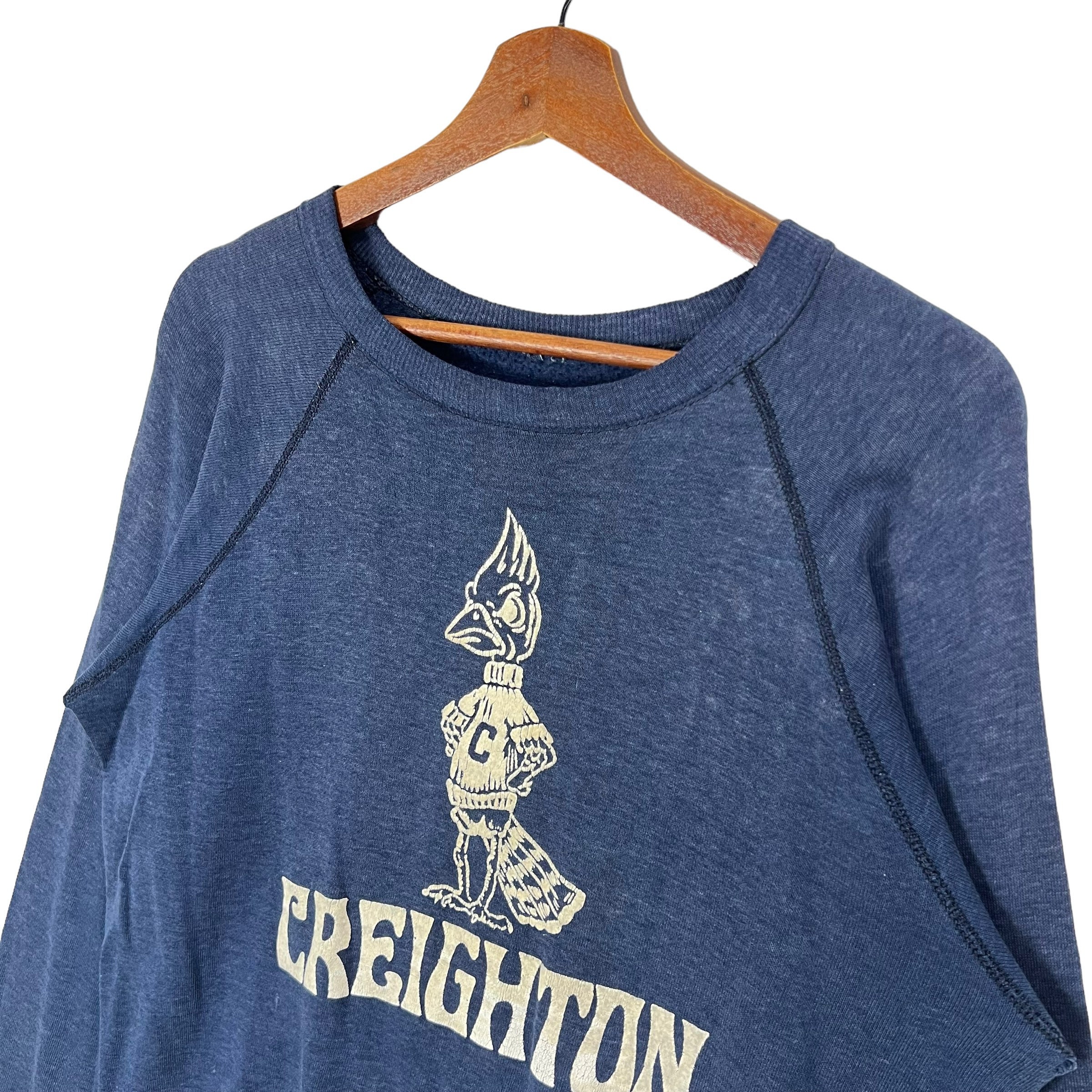 Vintage 70s Creighton University Sweatshirt - Etsy