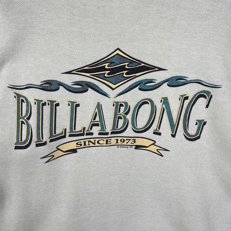 Vintage 90s Billabong Surf Design Billabong Big Logo Pullover Mens ...