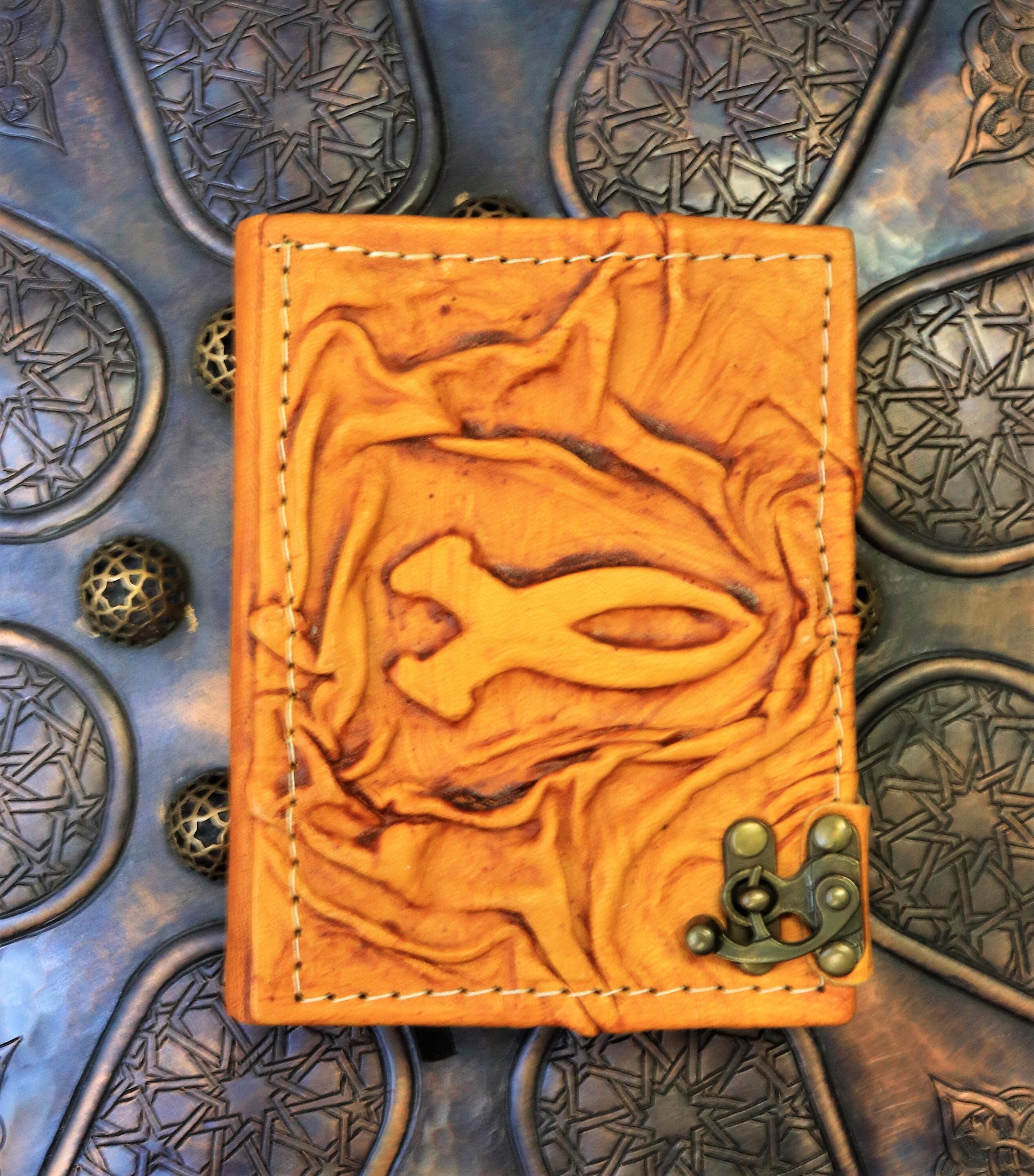 Wrinkled Brown Infinity Journal - Etsy