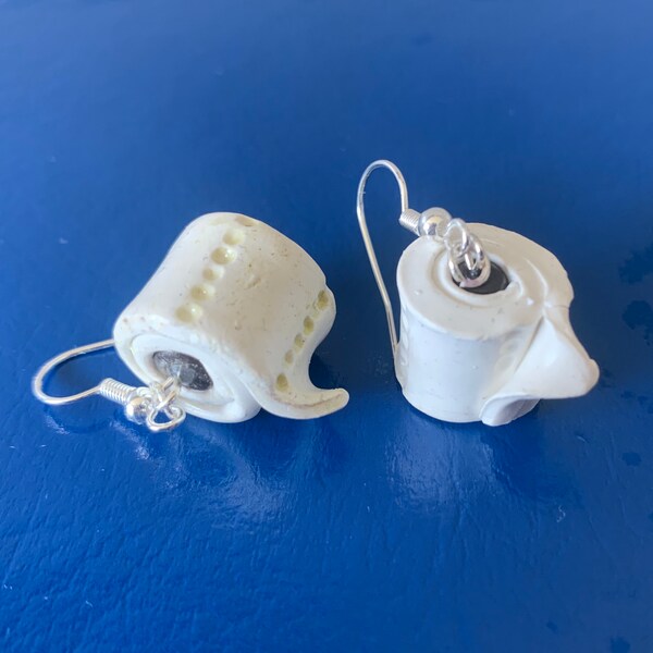 Toilet Paper Earring - Etsy