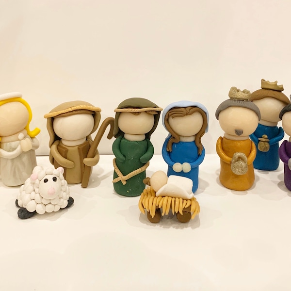 Polymer Clay Baby Jesus - Etsy