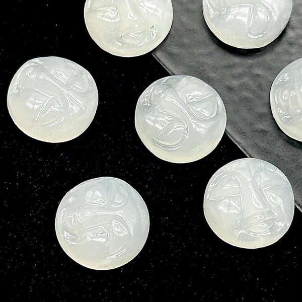 Carved Moon Face - Etsy