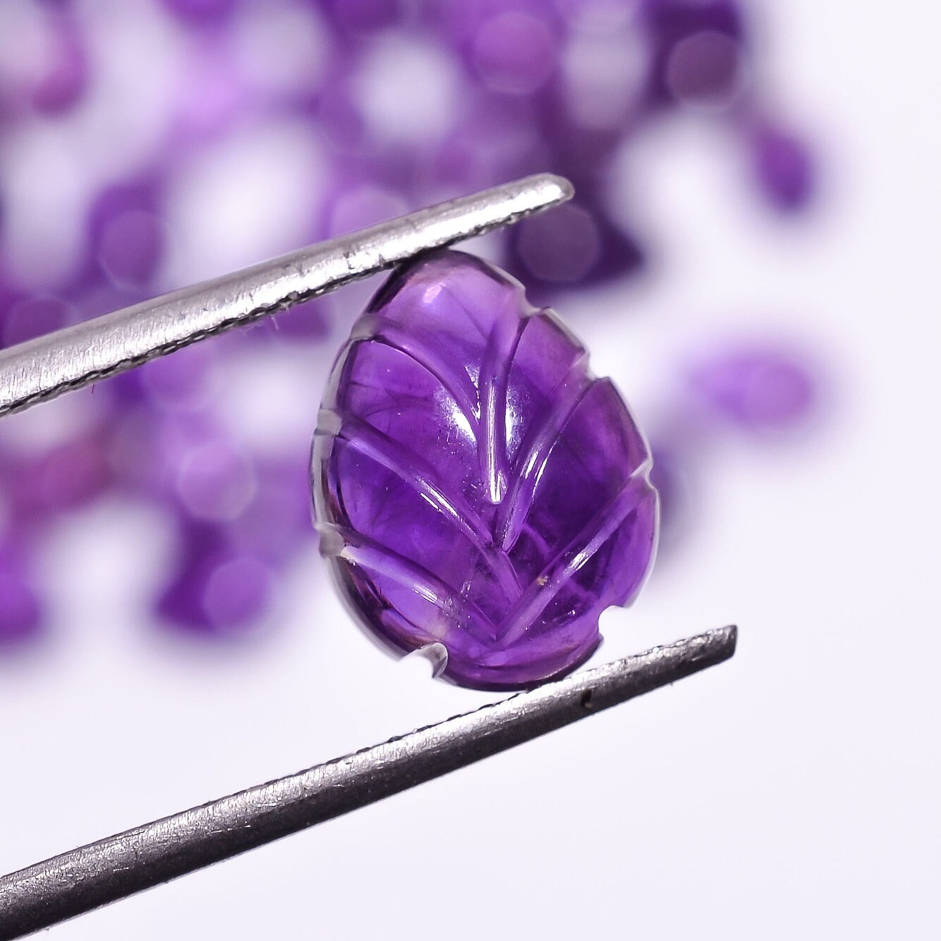 10,20,30,40,50 Pcs Incredible AAA Quality 100% Natural Amethyst Leaf ...