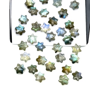 Flashy Labradorite Little Stars, Natural Labradorite Star Shape Beads ...