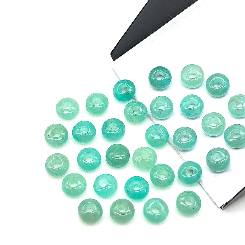 Donut Shape Jade Beads - Etsy UK