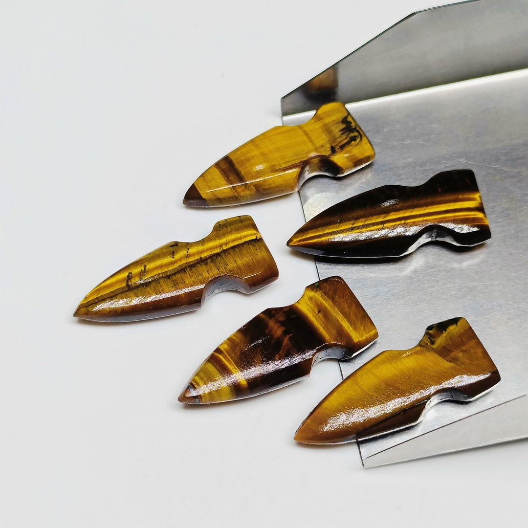 2,3,4,5,6 100% Natural Tiger Eye Bullet Shape Carving, Hand Carved ...