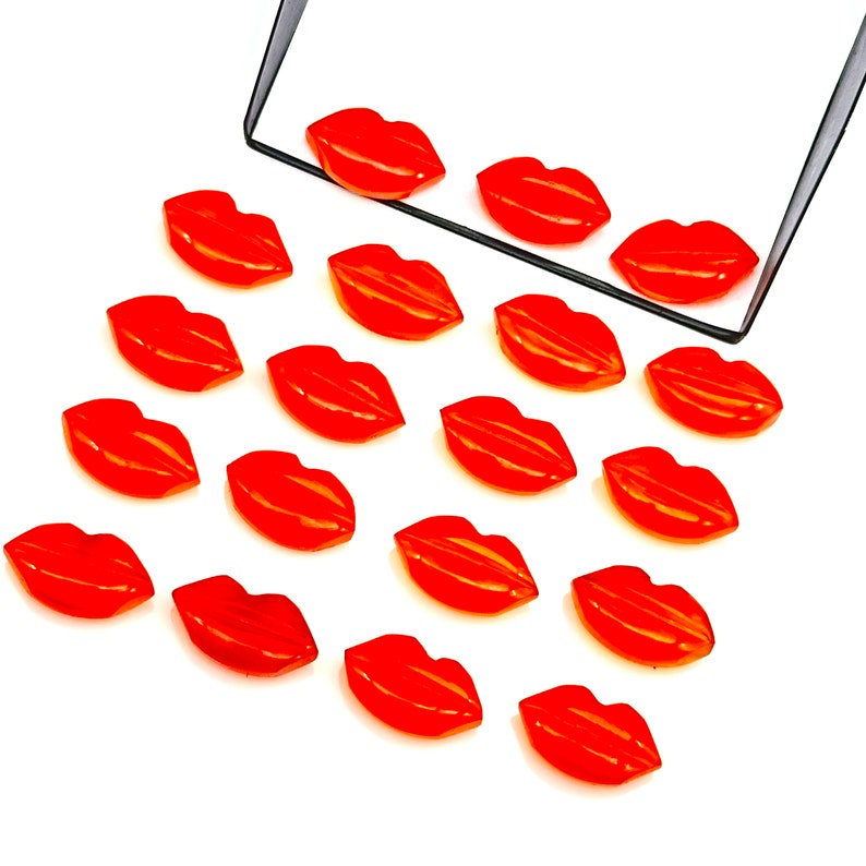 2,3,4,5 Pcs Natural Carnelian Hand Carved Lips Shape Beads, Carved Lips ...