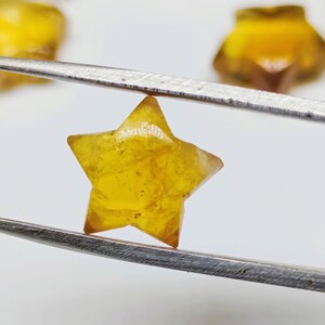 AAA Natural Citrine Star Shape Briolettes, Smooth Citrine Star Shape ...