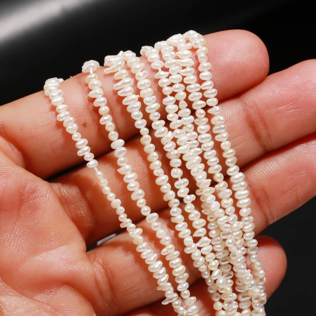 Freshwater Pearl Beads, Uneven Pearl Beads, White Luster Pearl for ...