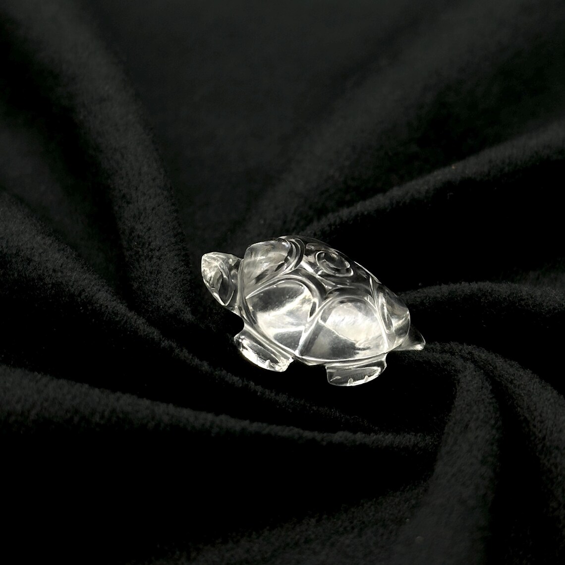Natural Crytal Quartz Turtle Shape Gemstone Carving, 17X25 MM ...
