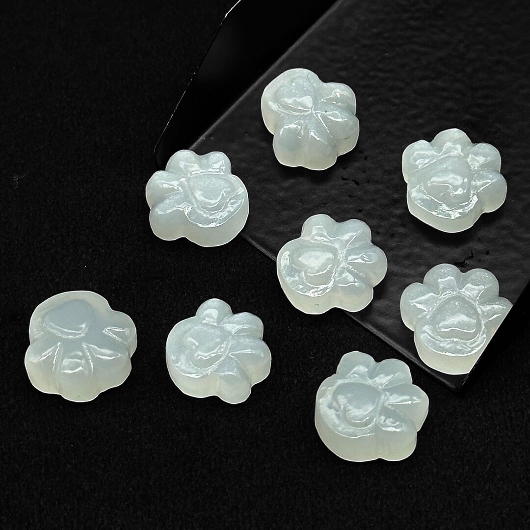 Natural White Moonstone Dog Paw Carving, AAA+ Quality Gemstone Paw ...