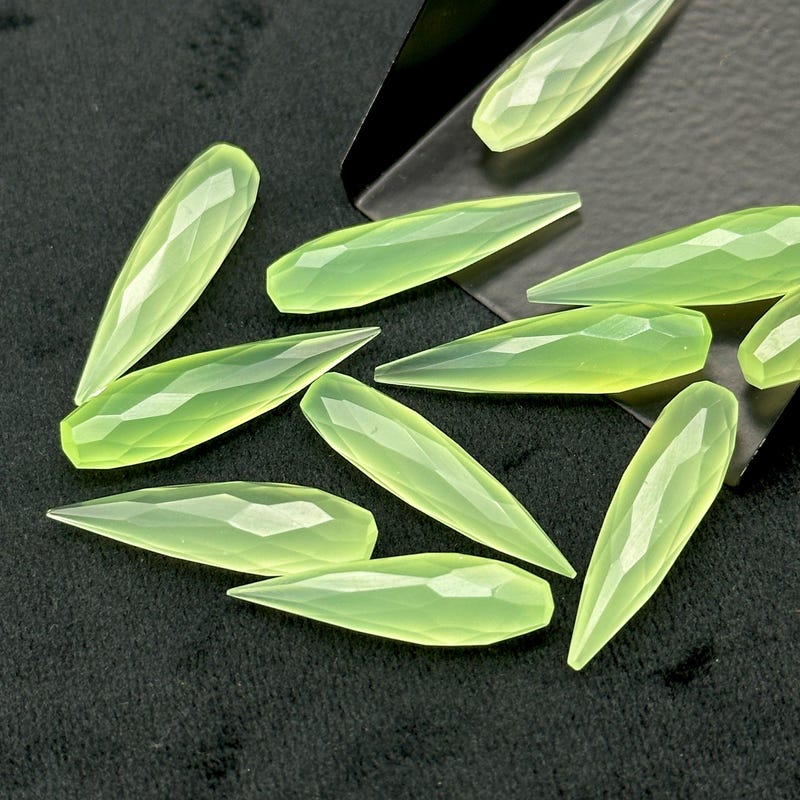 Green Teardrop - Etsy