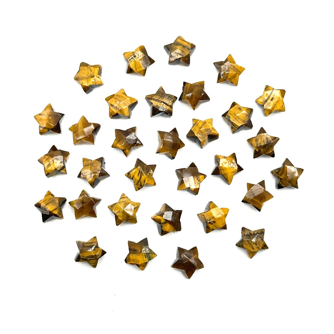 Natural Tiger Eye Faceted Stars Shape Briolettes, AAA Tiger Eye Star ...