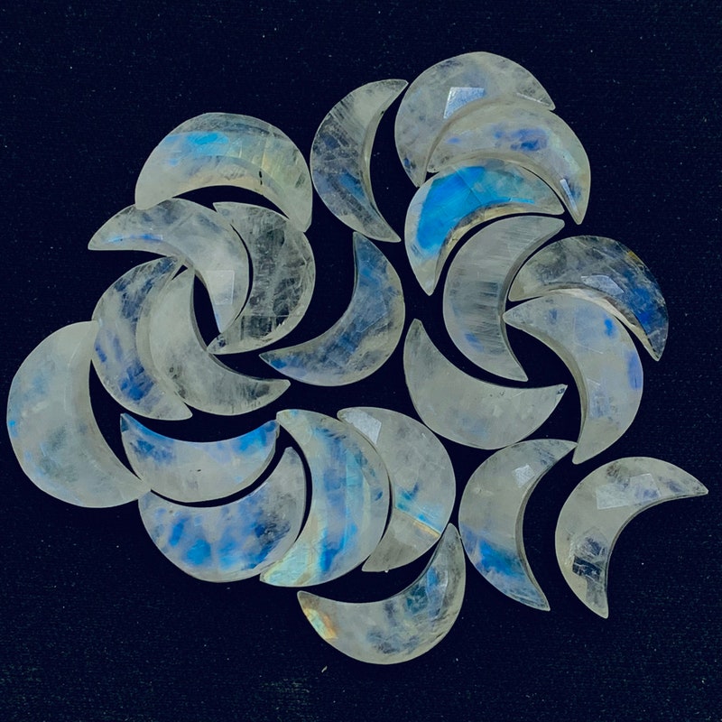 Moonstone Flash Beads - Etsy