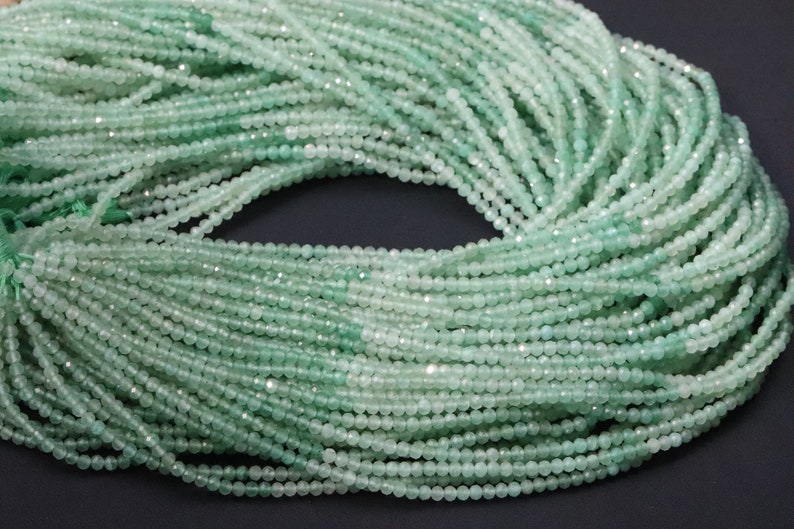 Green Aventurine Micro Faceted Roundel 3mm 13"inch Strand - Etsy