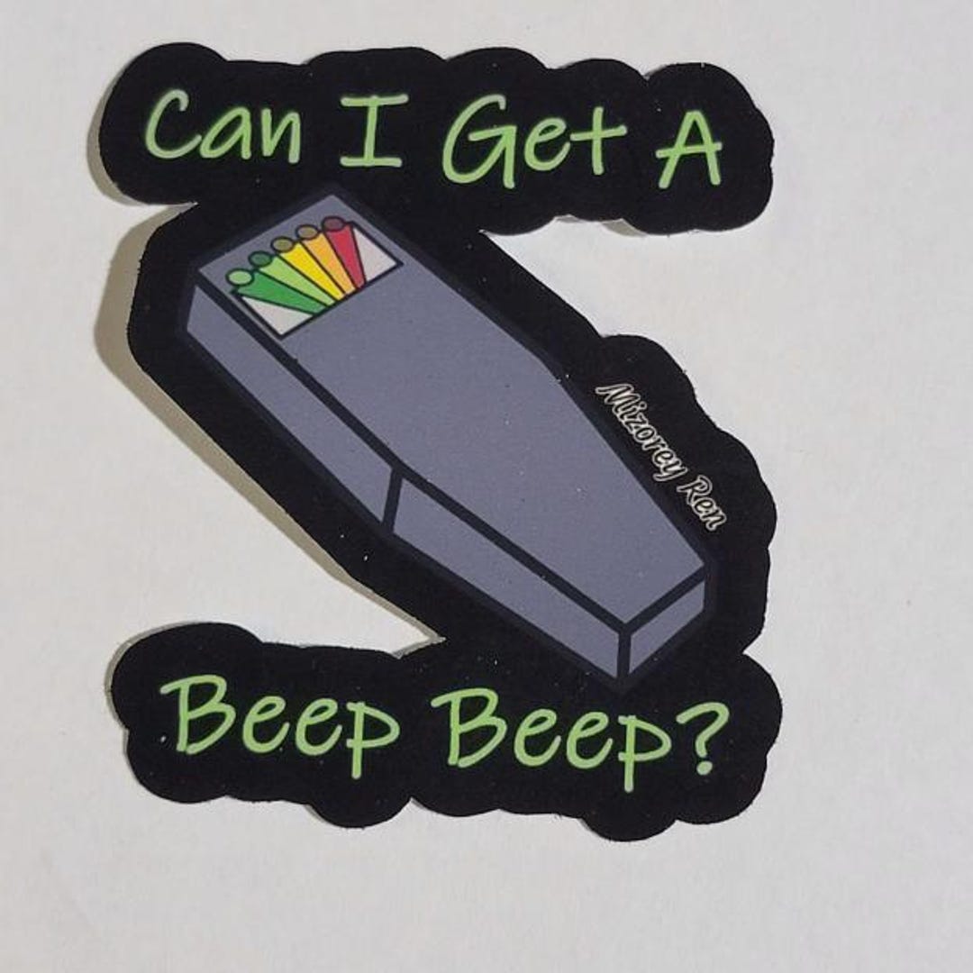 Can I Get a Beep Beep Sticker EMF Sticker Ghost Hunting Sticker - Etsy