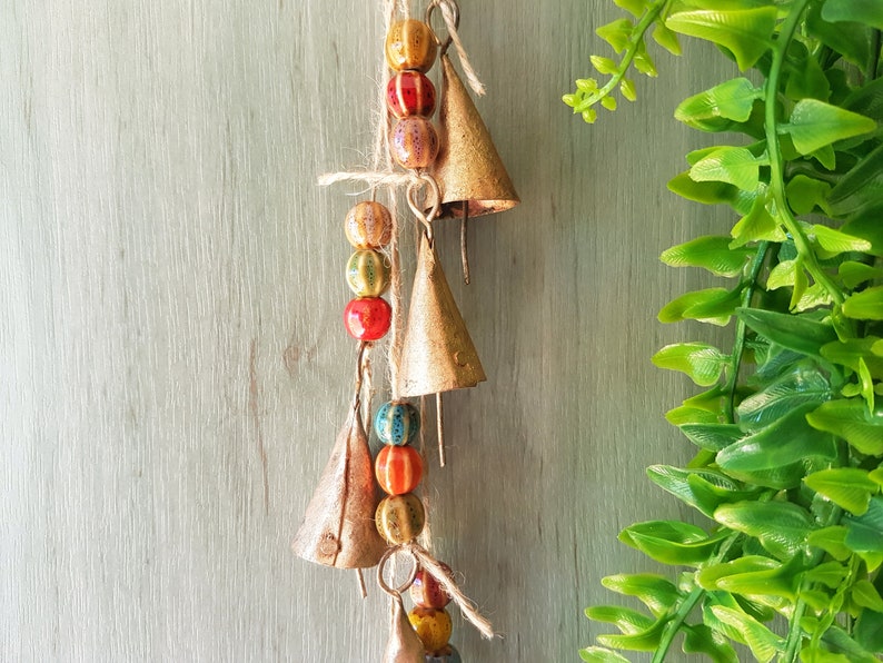 Bells on String With 6 Rustic Vintage Cow Bells and - Etsy