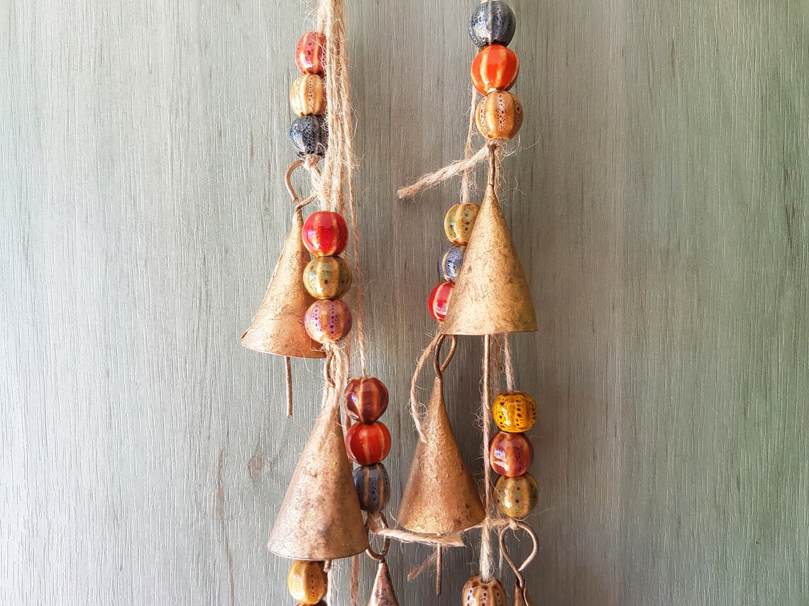 Bells on String With 6 Rustic Vintage Cow Bells and - Etsy