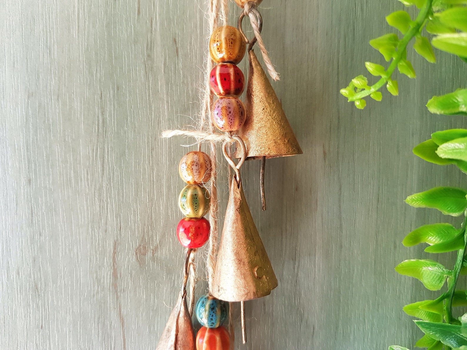 Bells on String With 6 Rustic Vintage Cow Bells and - Etsy