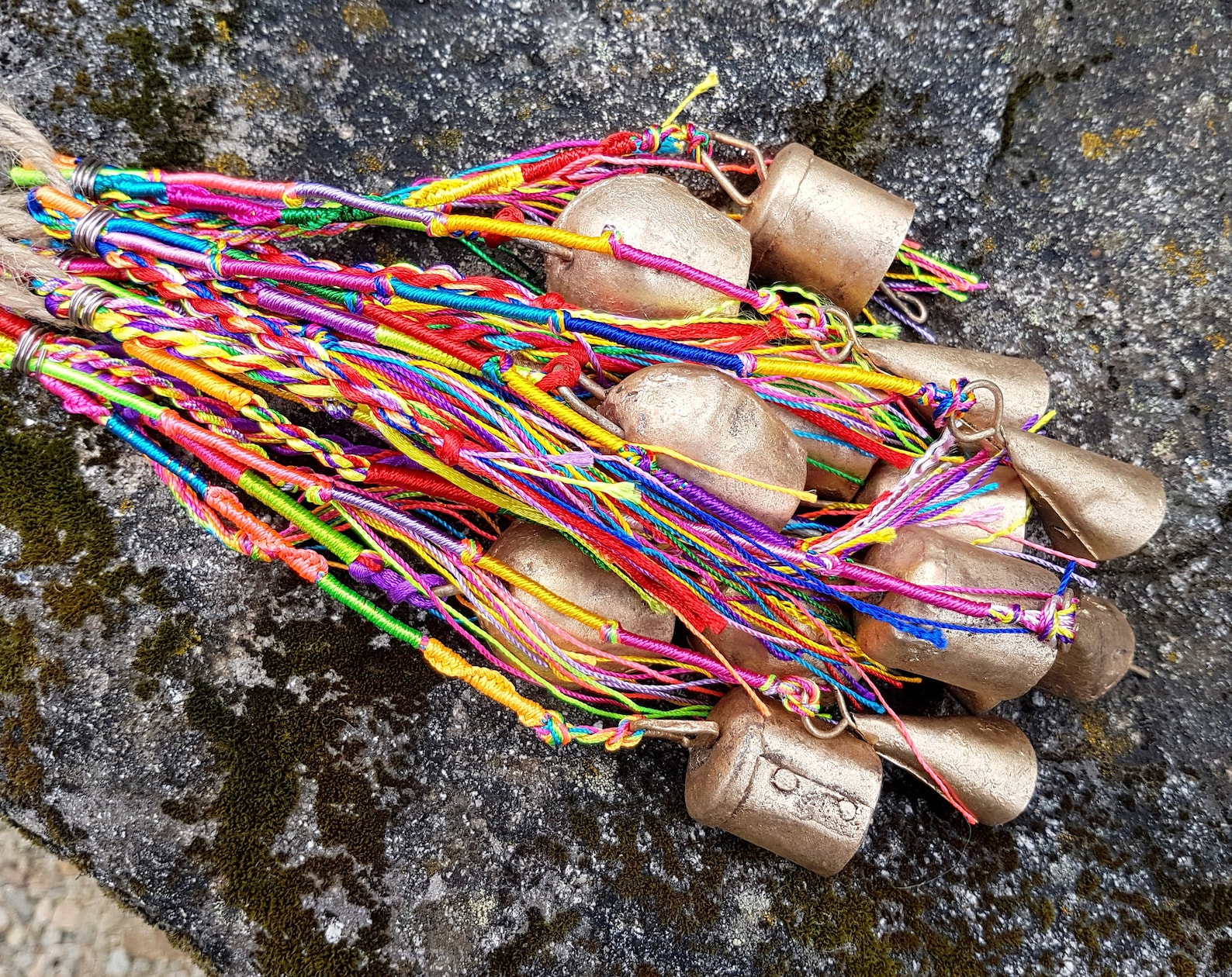 Colorful Windchime Witch Bell Window Decor Suncatcher - Etsy