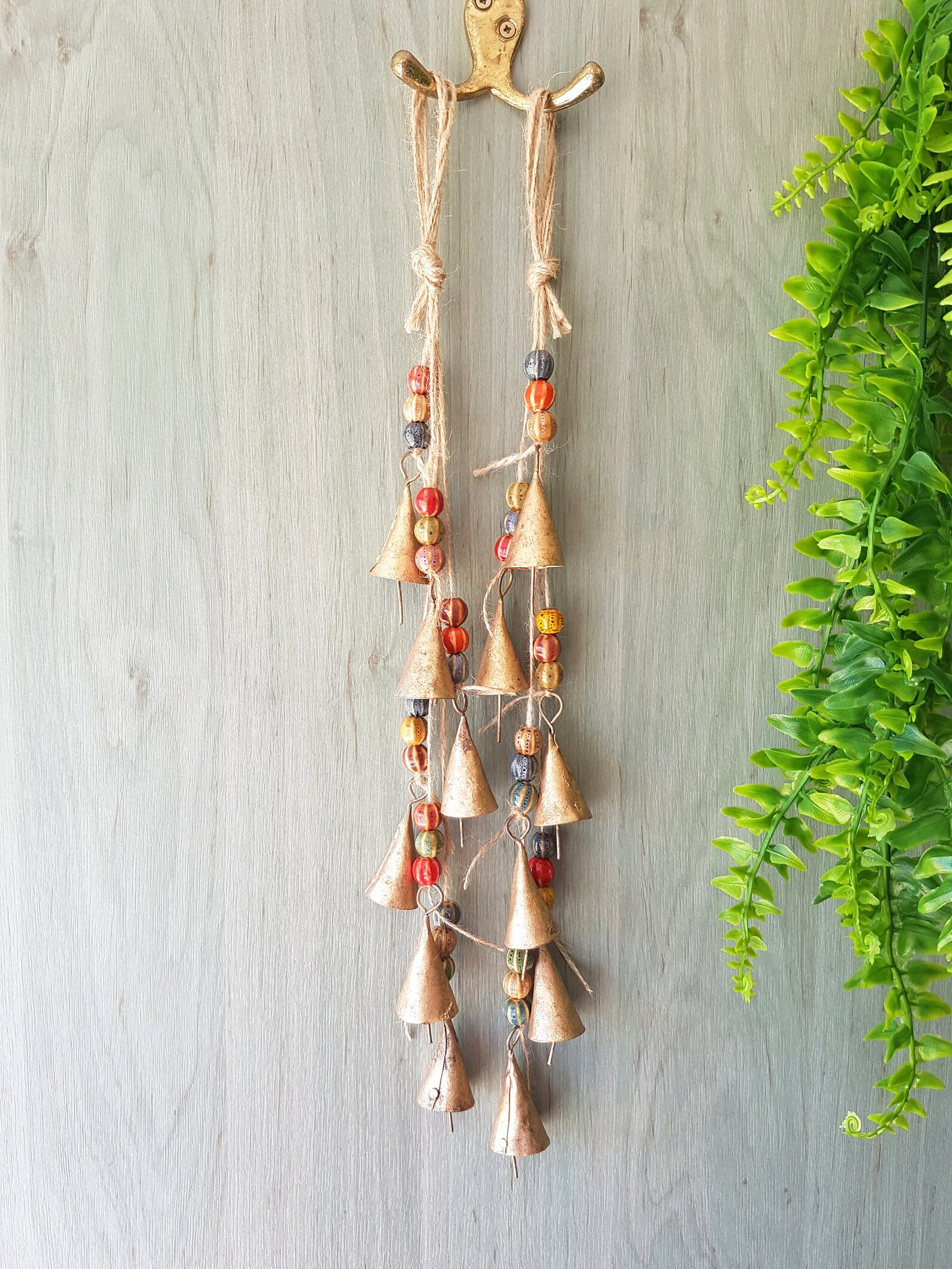 Bells on String With 6 Rustic Vintage Cow Bells and - Etsy