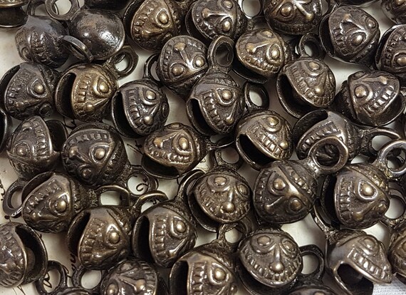 Set 10 FACE Bells Bell India Bell Supplies Sarna Bell | Etsy