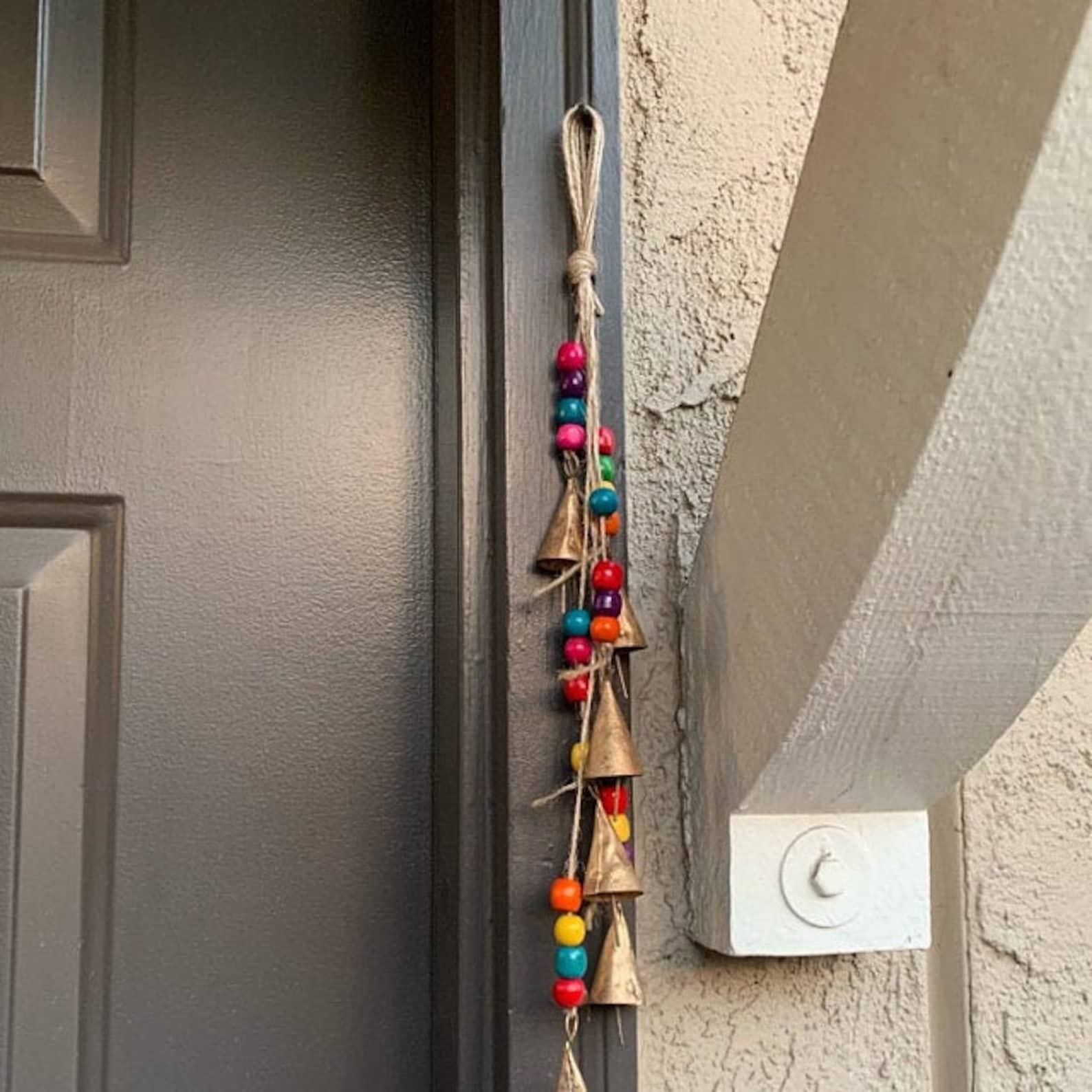 Bells on String With 6 Rustic Vintage Cow Bells and | Etsy