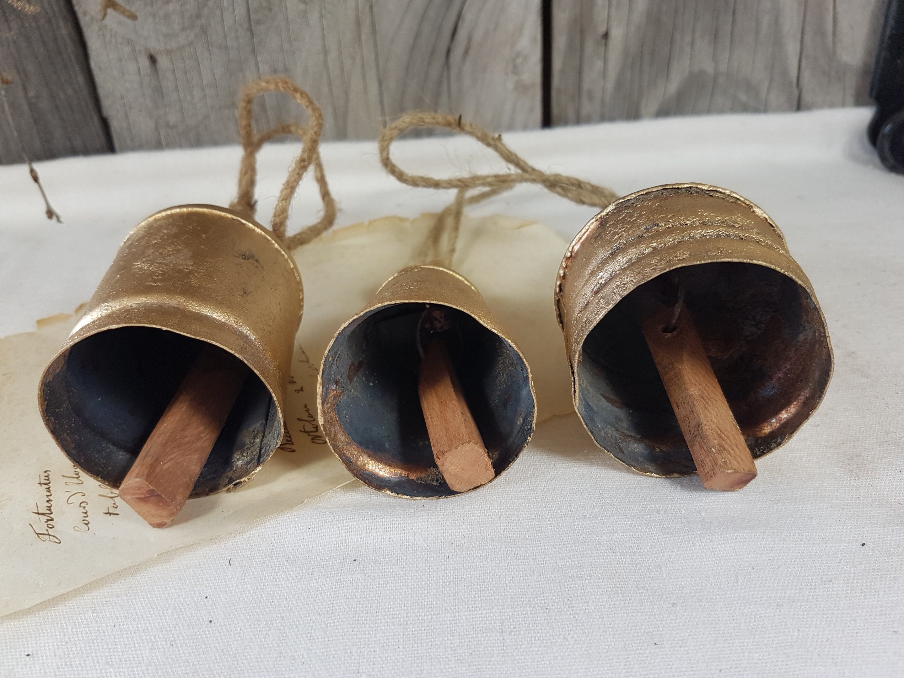 Set of 3 Large Cow Bells for Your Front Door Wreath Porch - Etsy